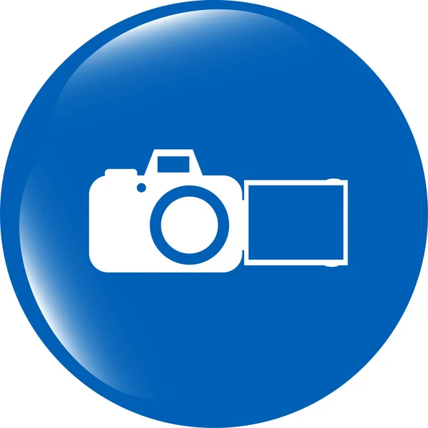 Blue concept camera icon Stock Photos, Royalty Free Blue concept camera ...