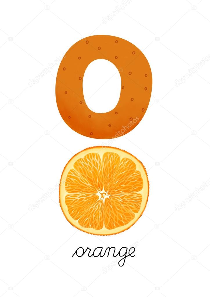 Letter O card — Stock Photo © grivina #100740870