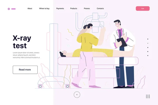 Medical tests template - x-ray test Stock Vector Image by ©grivina ...