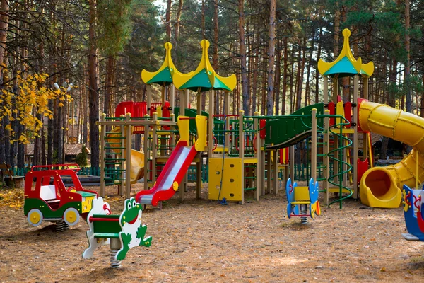 Playground in the forest Stock Photos, Royalty Free Playground in the ...