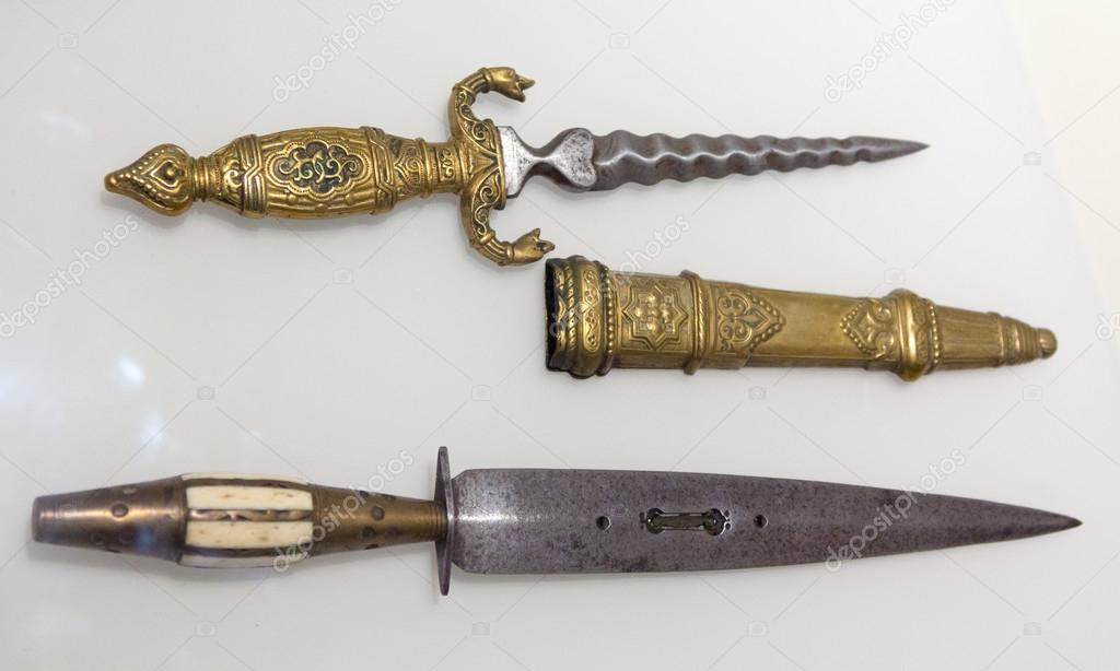 Antique daggers in the middle ages — Stock Photo © James633 #92206606