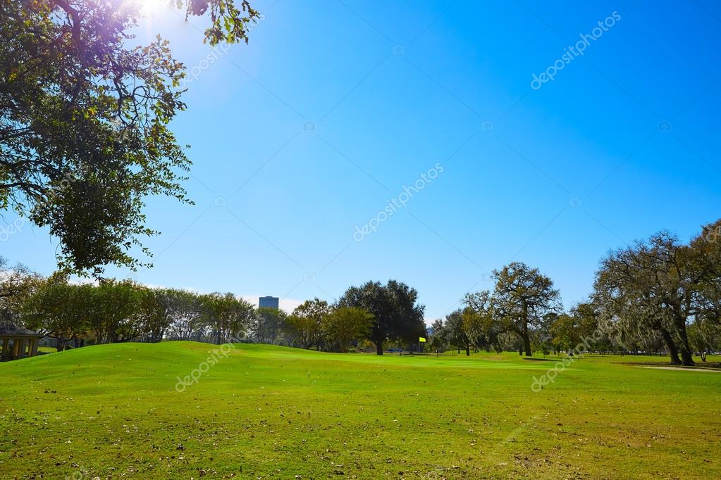 Houston Hermann park conservancy grass Stock Photo by ©lunamarina 107268862