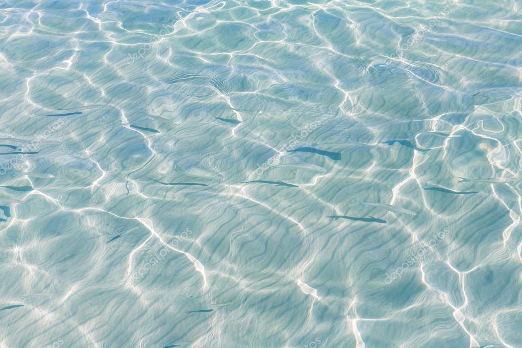 Tropical sea water texture reflections like paradise summer — Stock ...