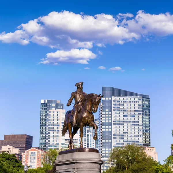 Boston Common George Washington monument — Stock Photo © lunamarina ...