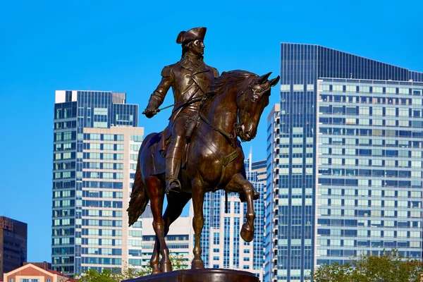 Boston Common George Washington monument — Stock Photo © lunamarina ...
