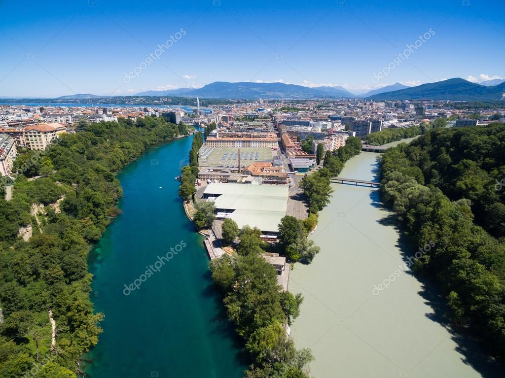Rhone And Arve River