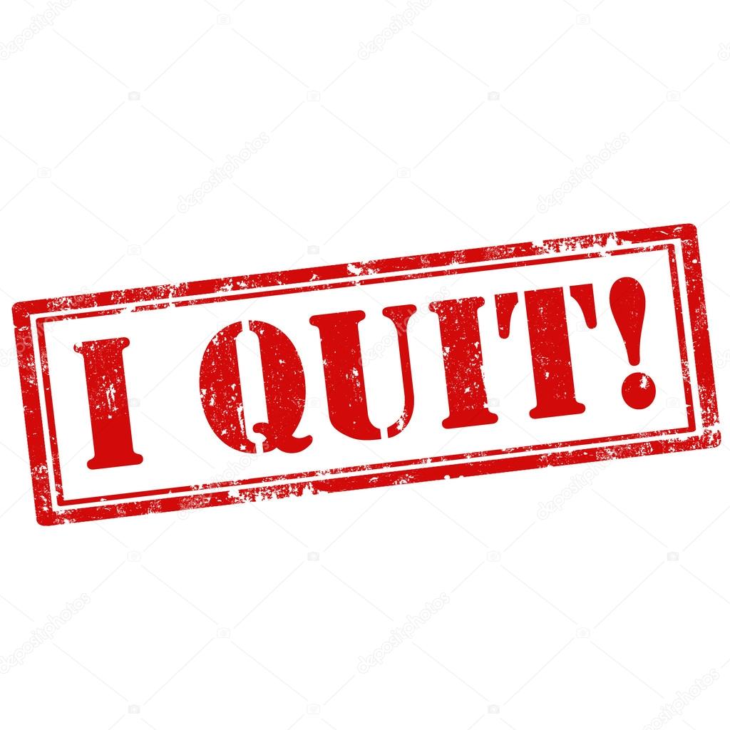 I Quit!-stamp Stock Vector Image by ©carmen_dorin #61586143