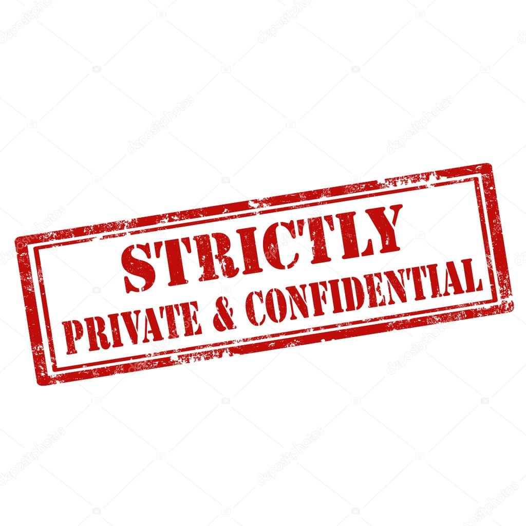 Private And Confidential Stamp