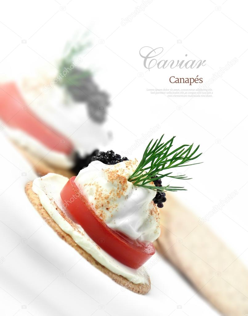 Caviar Canapes Stock Photo by ©CogentMarketing 61516429
