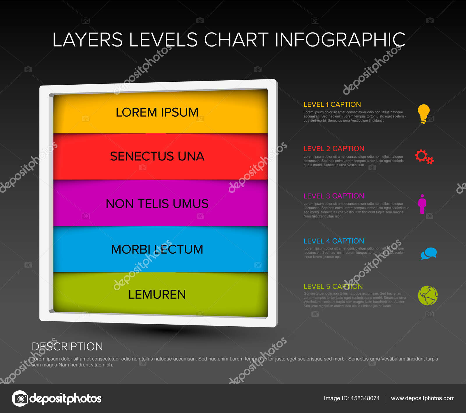 Layered Infographic Template