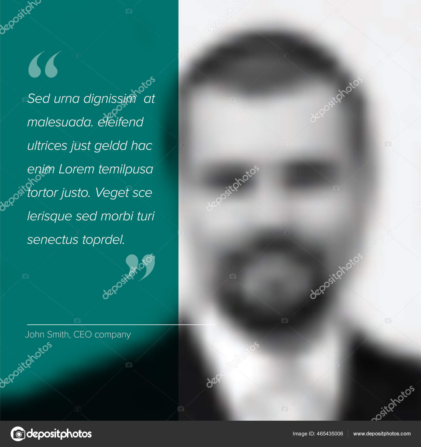 Profile Photo Quote Template Profile Qote Template Motto Testimonial ...