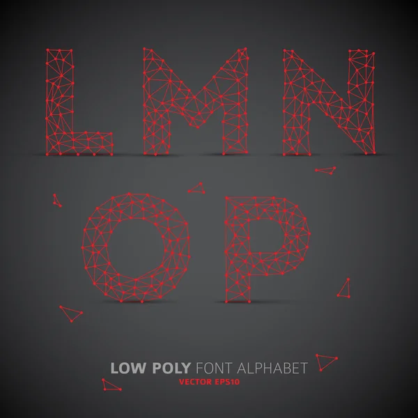 Low poly alphabet font Stock Vector Image by ©orson #61999341