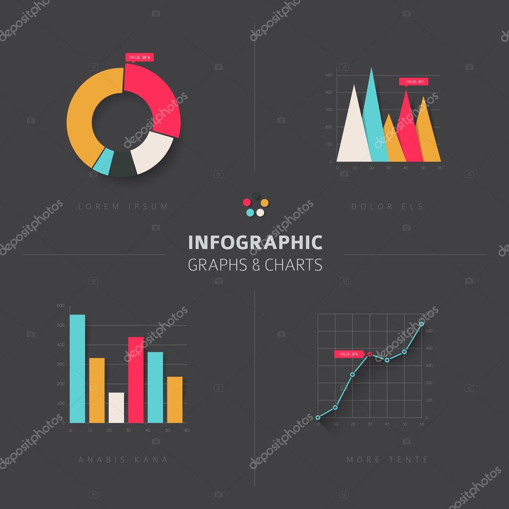 Infographics statistics charts and graphs Stock Vector Image by ©orson ...