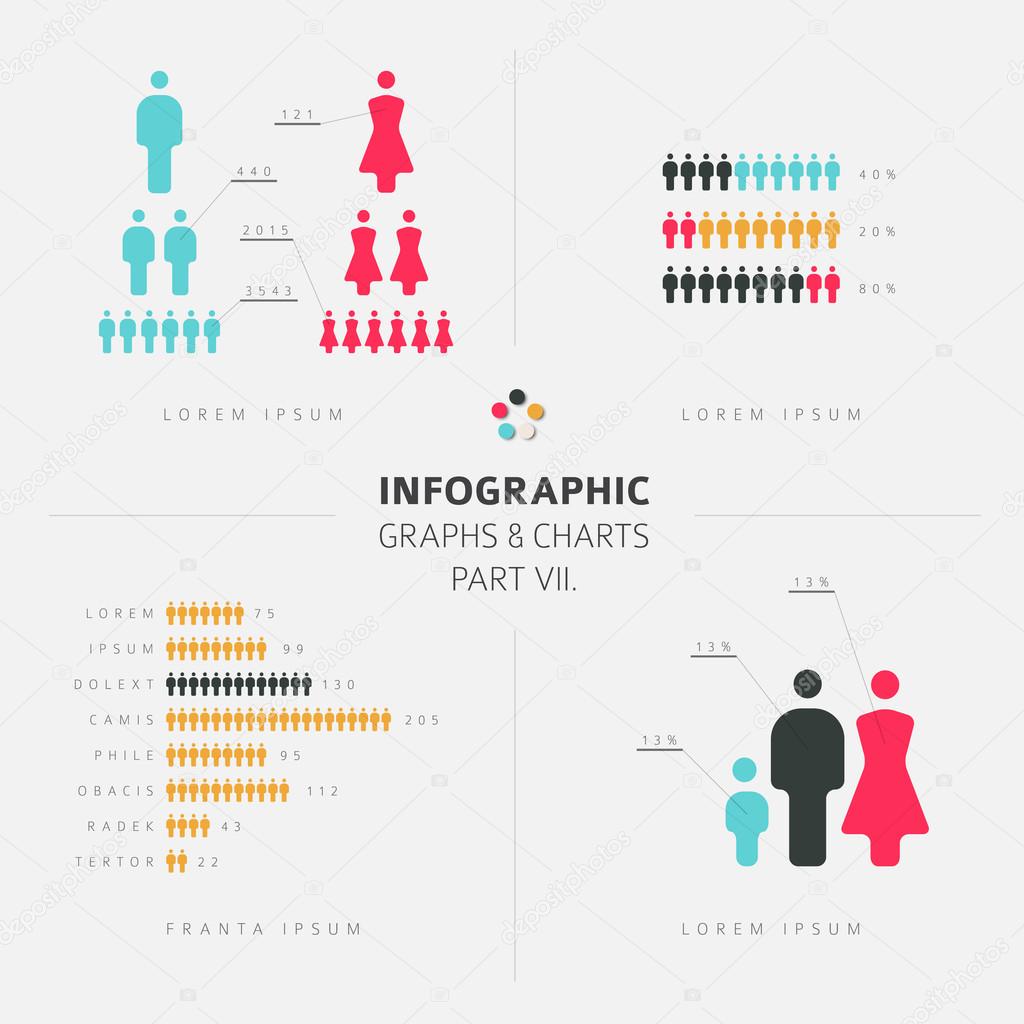 Collection of Infographic people elements — Stock Vector © orson #86501160 Collection of Infographic people elements — Stock Vector © orson #86501160