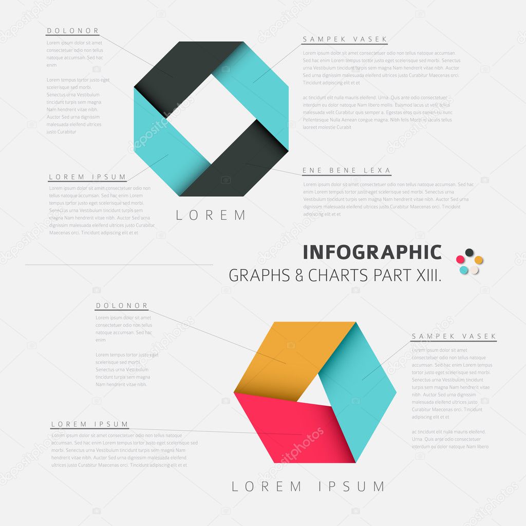 Flat design infographic elements Stock Vector by ©orson 90048016