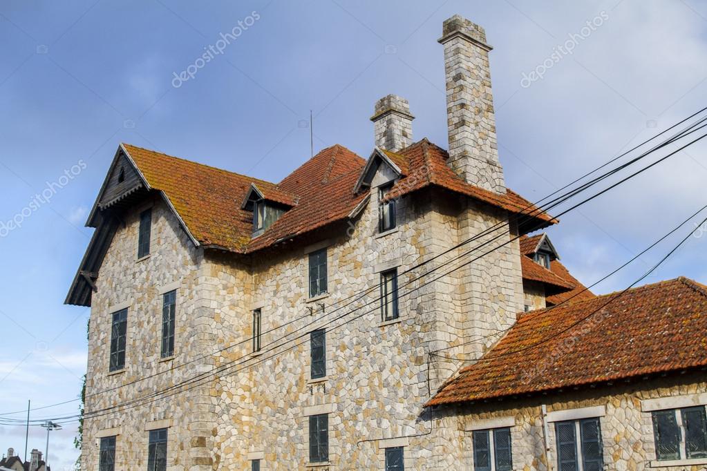 Beautiful vintage stone building — Stock Photo © membio #60455059