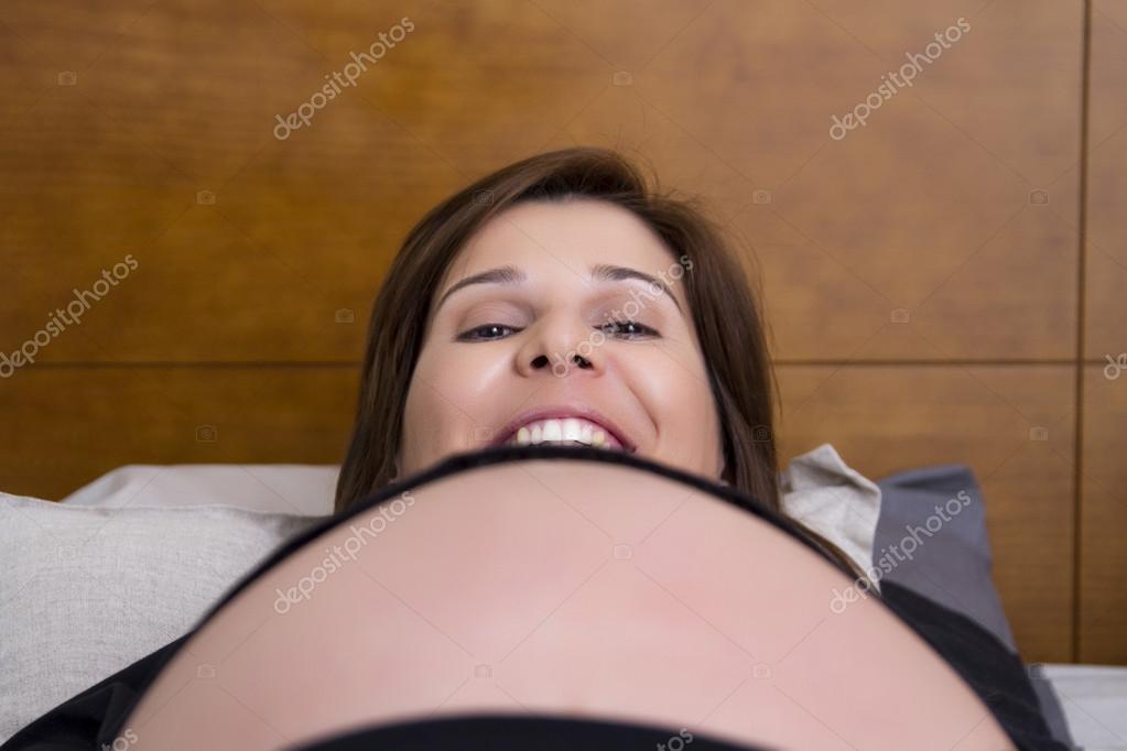 Expecting pregnancy female — Stock Photo © membio #67607109