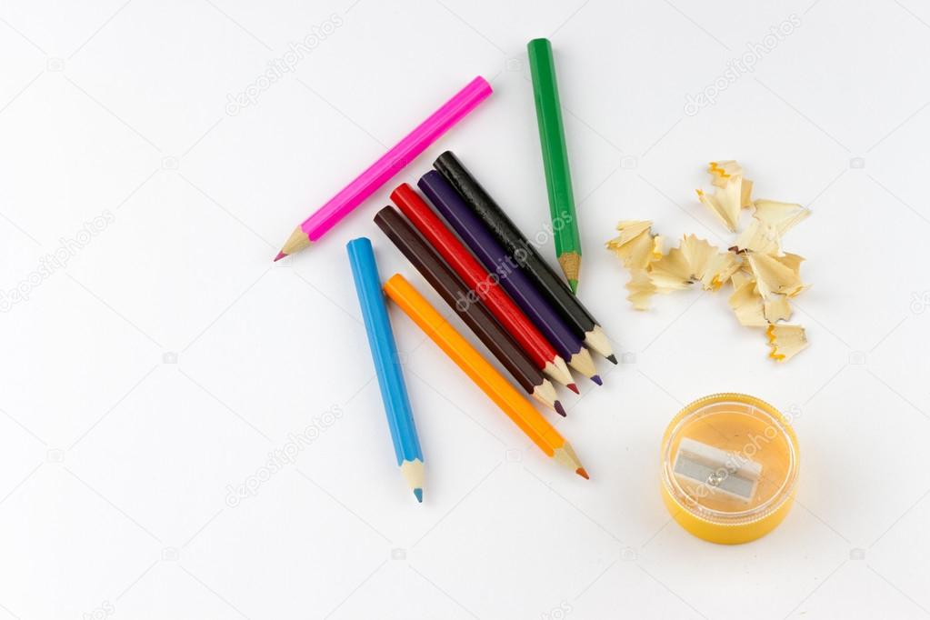 School supplies colored pencils Stock Photo by ©Rashevskiy 73170867