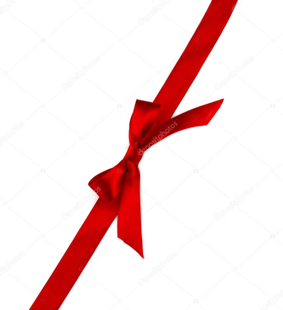 Close-up red ribbon — Stock Photo © Rashevskiy #73171977