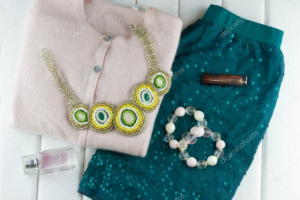 Womens clothing set — Stock Photo © Rashevskiy #79100622