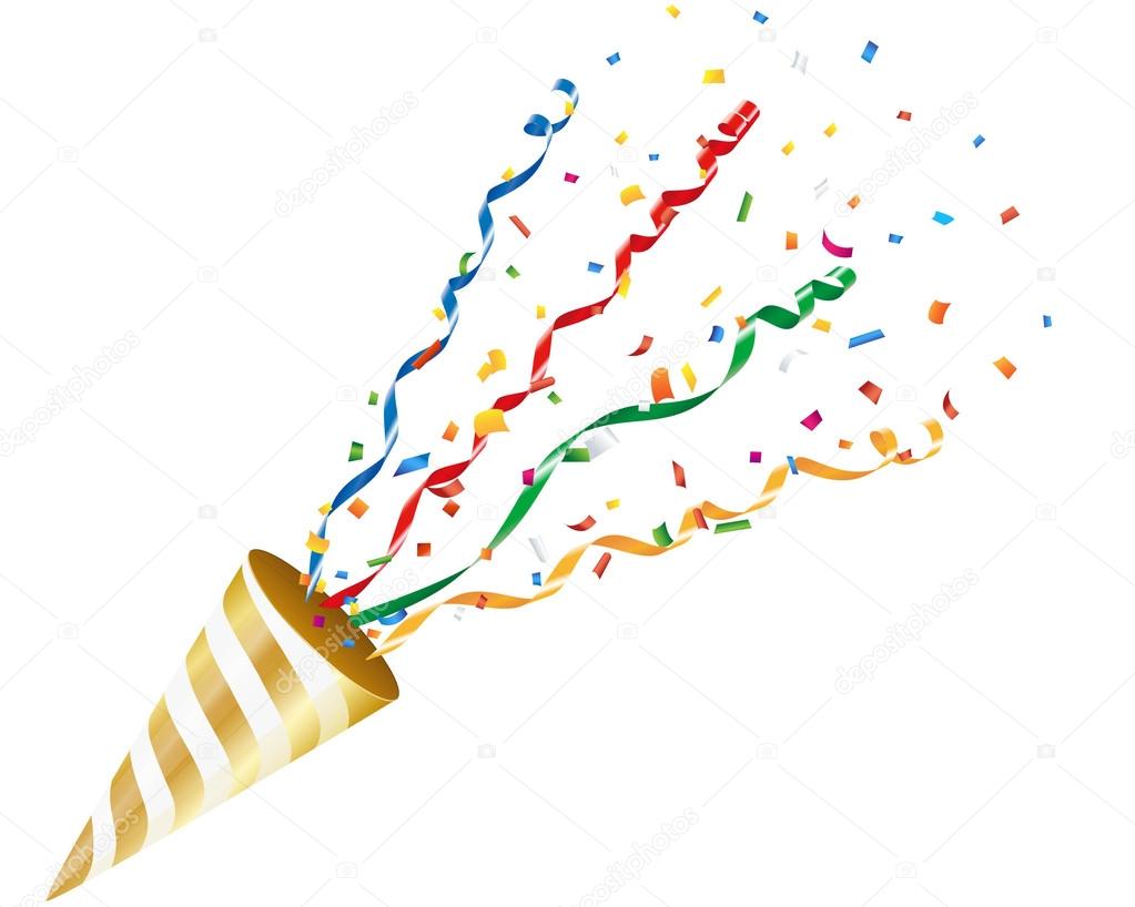 Party Popper Confetti Clip Art