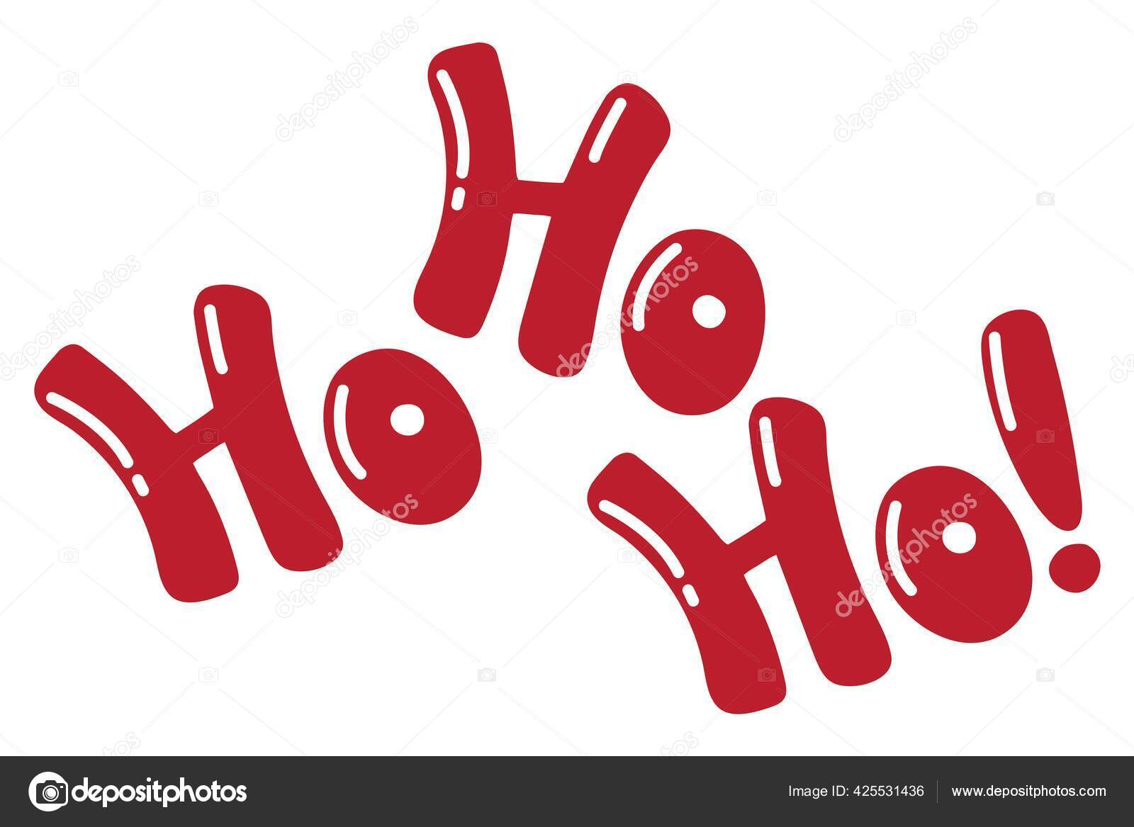 Christmas Lettering Red Letters White Isolated Background Stock Vector ...