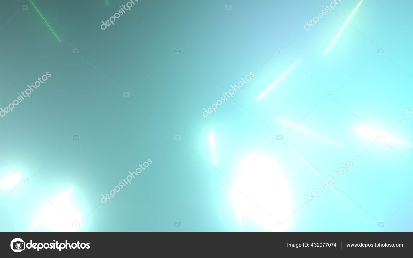 Glowing Multi Color Neon Shining Particles String Flow Colored Backdrop ...