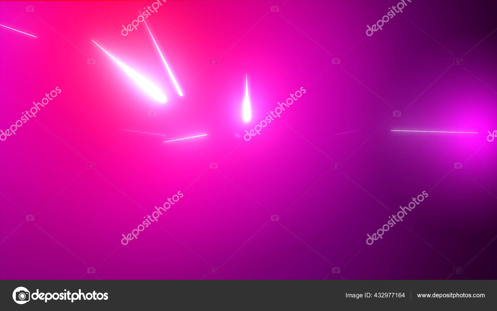 Glowing Multi Color Neon Shining Particles String Flow Colored Backdrop ...