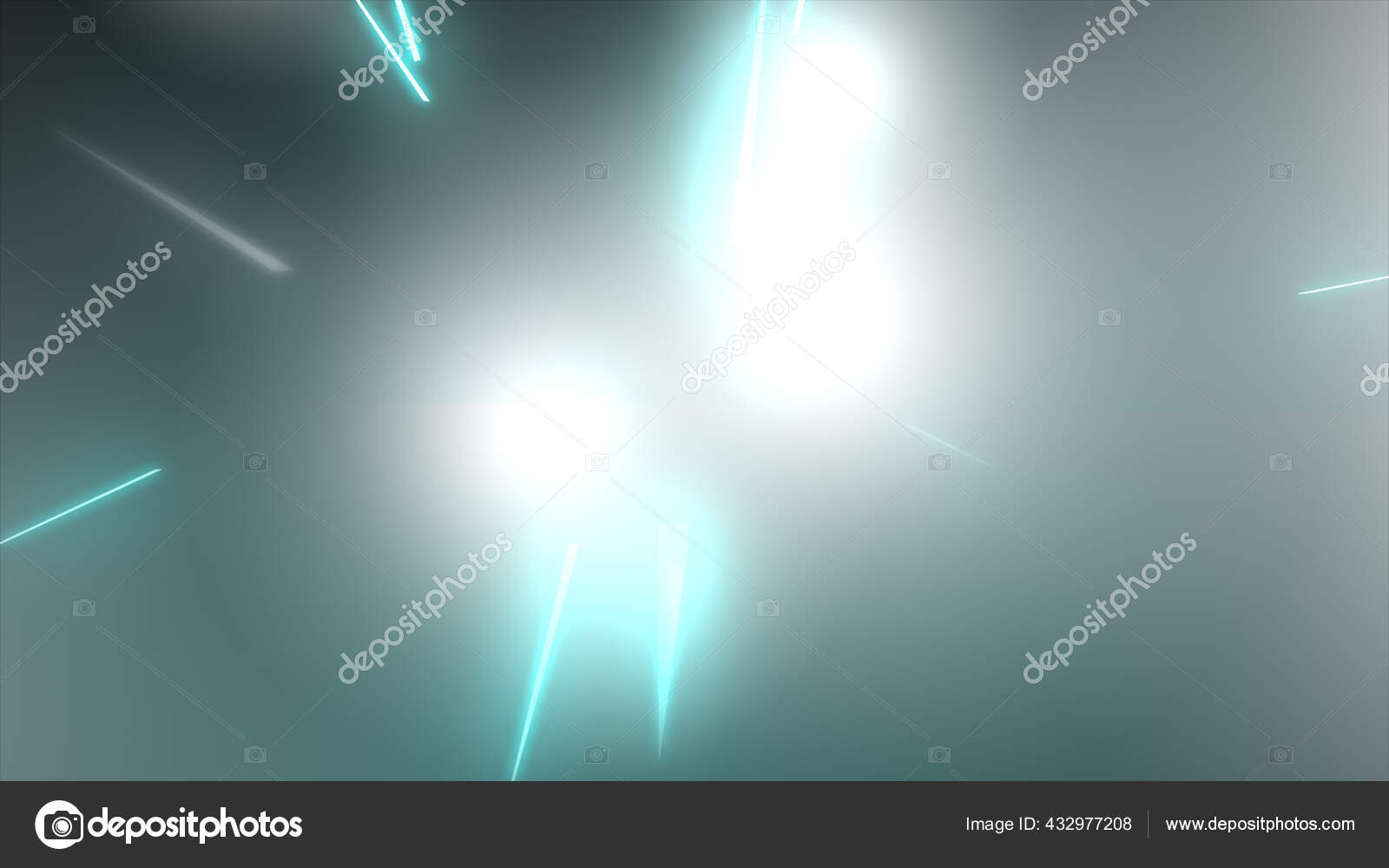 Glowing Multi Color Neon Shining Particles String Flow Colored Backdrop ...