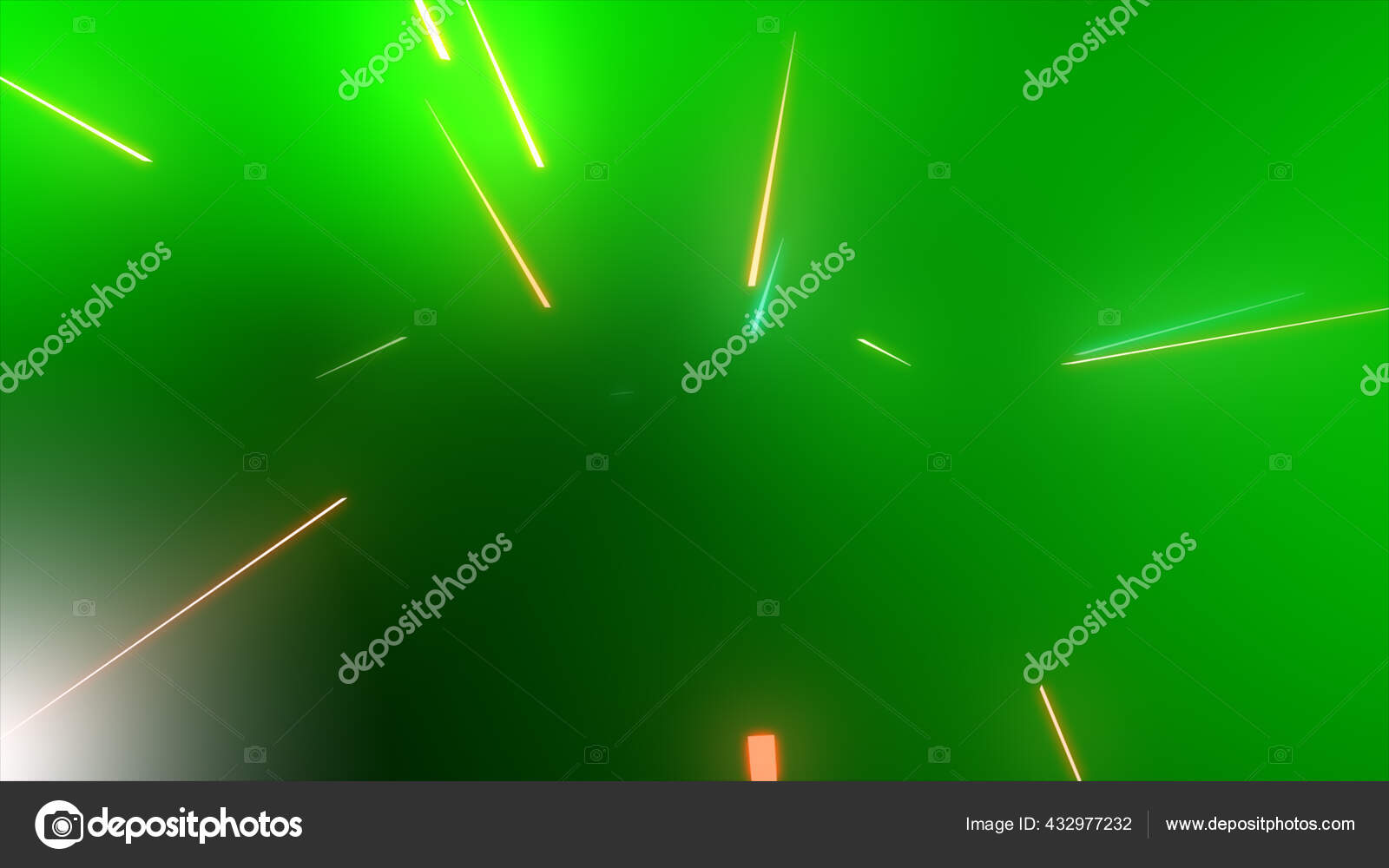 Glowing Multi Color Neon Shining Particles String Flow Colored Backdrop ...
