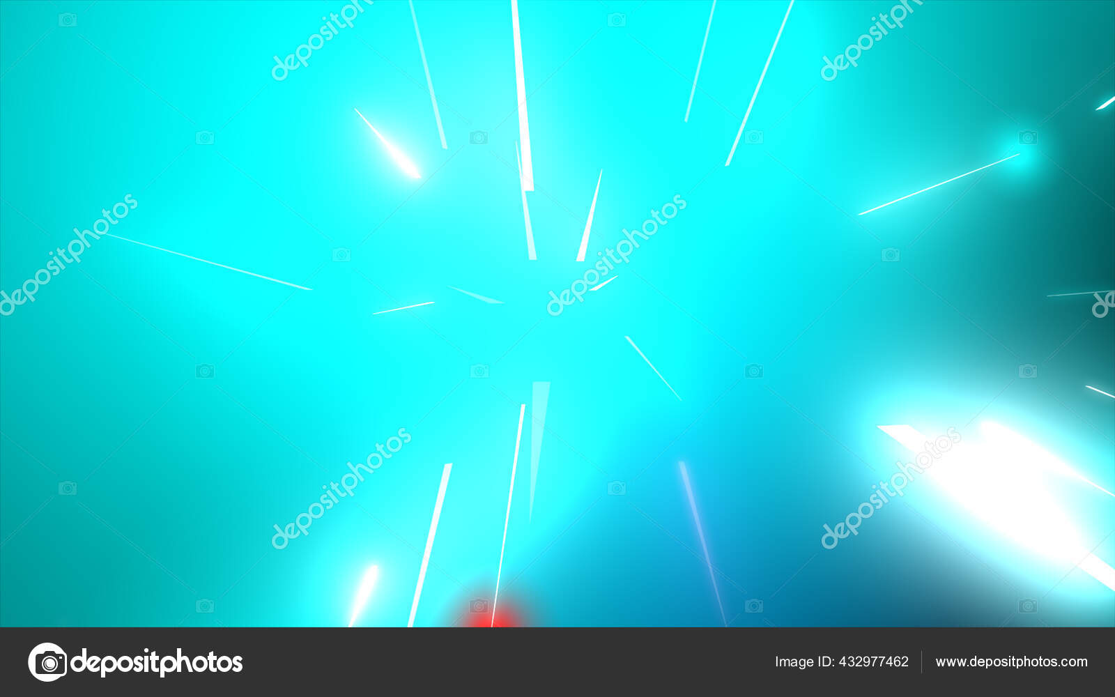 Glowing Multi Color Neon Shining Particles String Flow Colored Backdrop ...