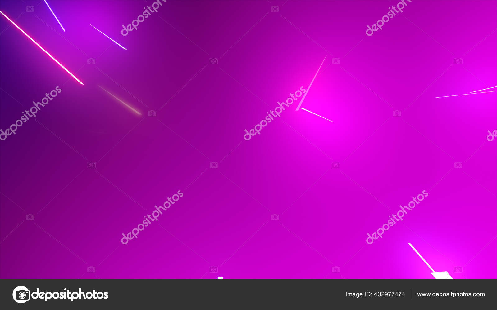 Glowing Multi Color Neon Shining Particles String Flow Colored Backdrop ...