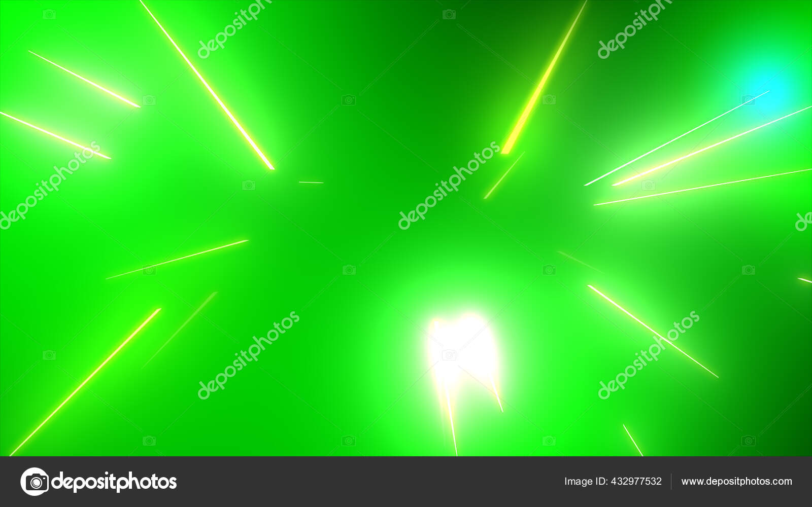 Glowing Multi Color Neon Shining Particles String Flow Colored Backdrop ...