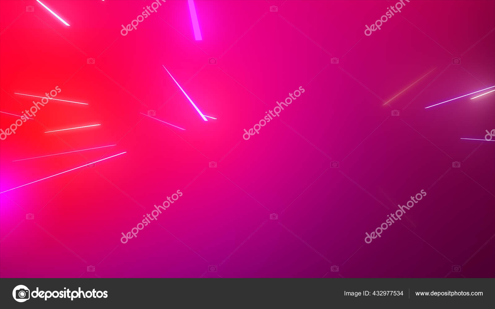 Glowing Multi Color Neon Shining Particles String Flow Colored Backdrop ...