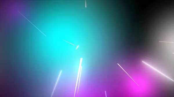 Glowing Multi Color Neon Shining Particles String Flow Colored Backdrop ...