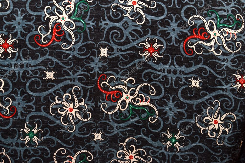 Detailed patterns of Indonesia batik cloth — Stock Photo © tempakul ...