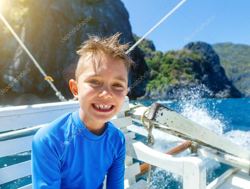Boy on a boat Stock Photo by ©mac_sim 123350694