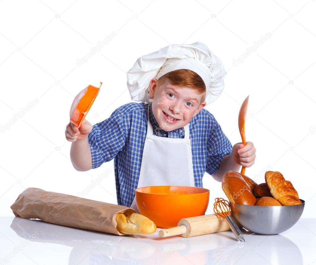 Little baker boy. Stock Photo by ©mac_sim 93378334