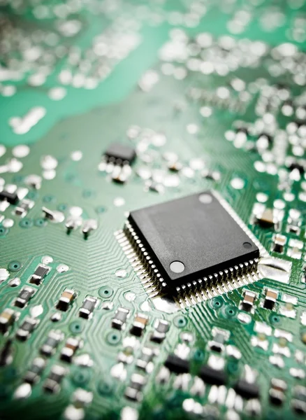 Integrated circuit close up - Stock Image - Everypixel