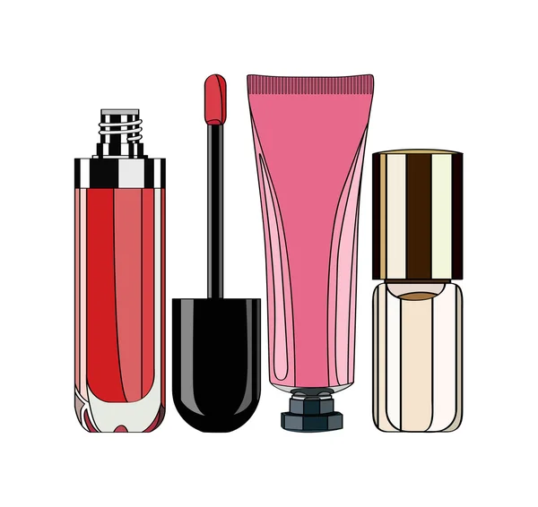 ᐈ Lip gloss drawing stock vectors, Royalty Free lip gloss illustrations ...
