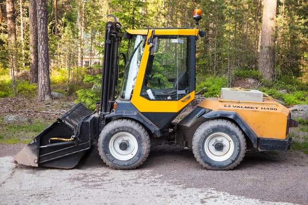 Yellow forklift Valmet H480 - Stock Image - Everypixel