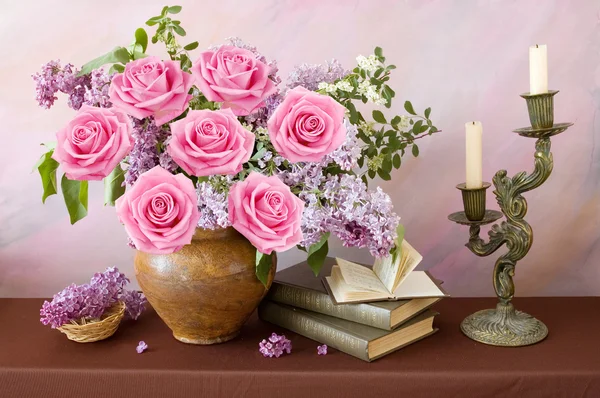 Still Life Pink Wallpaper Still Life Pink Rose Fine Art Print By