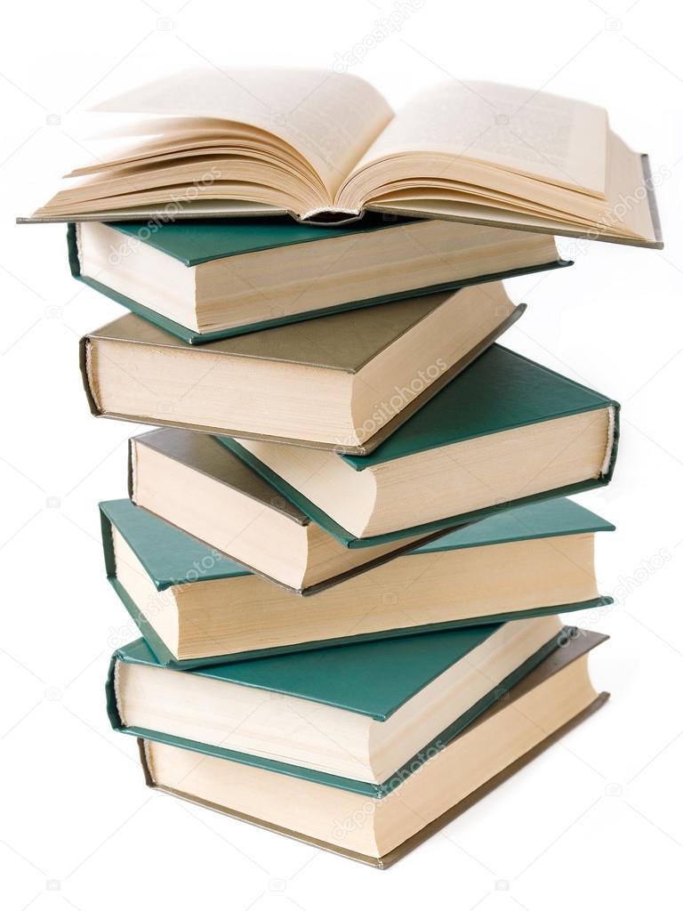 Bücherstapel - Stockfotografie: lizenzfreie Fotos © LessLemon 82375334 ...