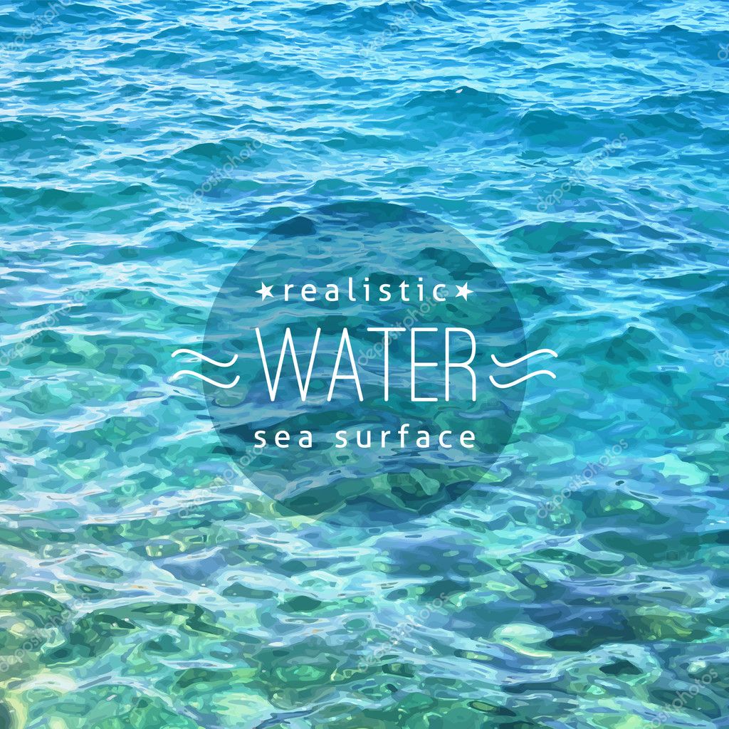 Realistic water Stock Vector Image by ©redcollegiya #68305765