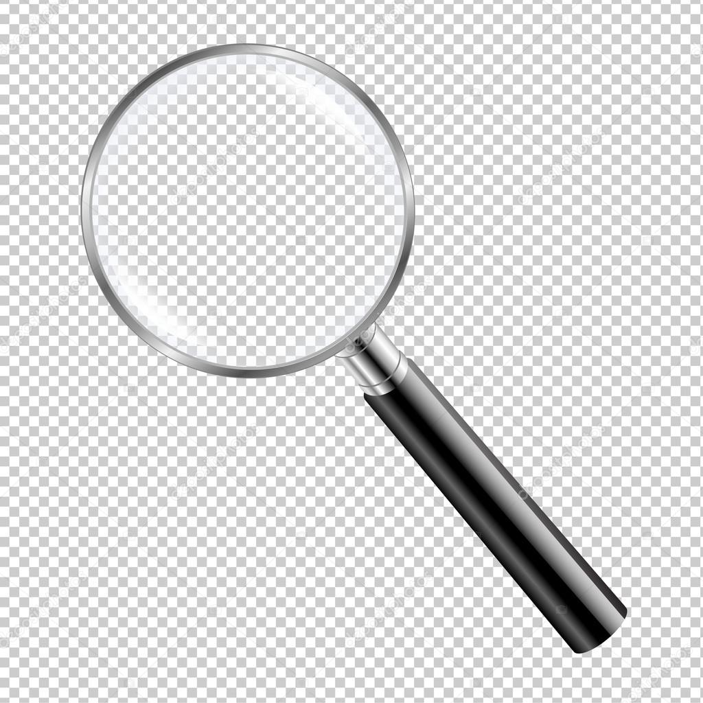 Black Magnifying Glass Stock Vector Image by ©barbaliss #112014908