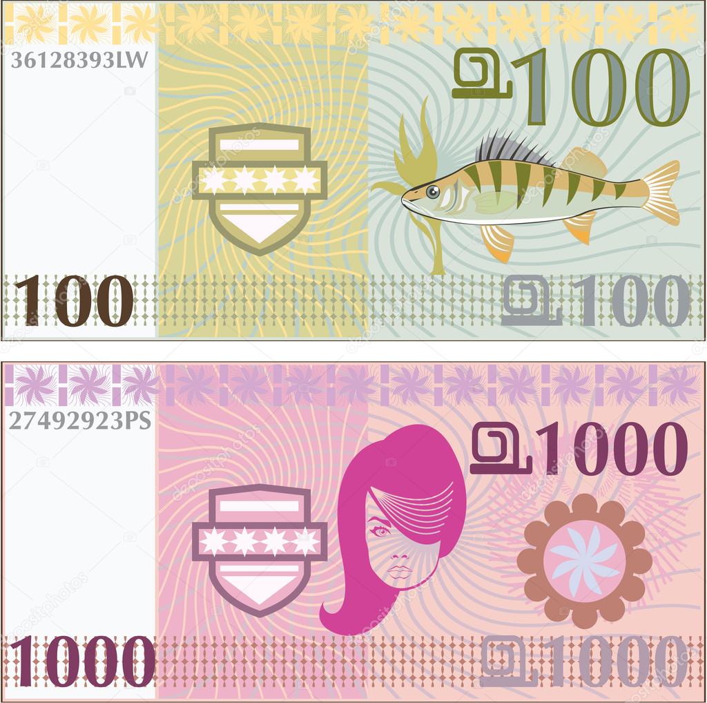 Fake vector money Stock Vector Image by ©anton_novik #100619838
