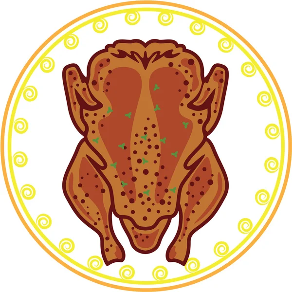 120 Rotisserie chicken Vector Images, Royalty-free Rotisserie chicken ...