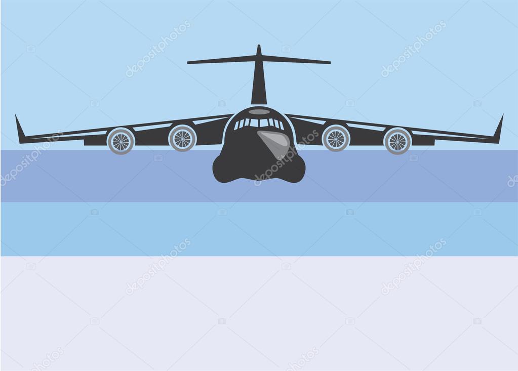 Cargo Plane Stock Vector Image by ©anton_novik #62019107