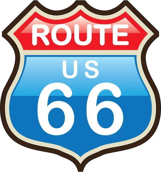 Route 66 imágenes de stock de arte vectorial | Depositphotos