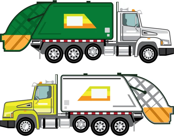 Garbage truck Vector Art Stock Images | Depositphotos